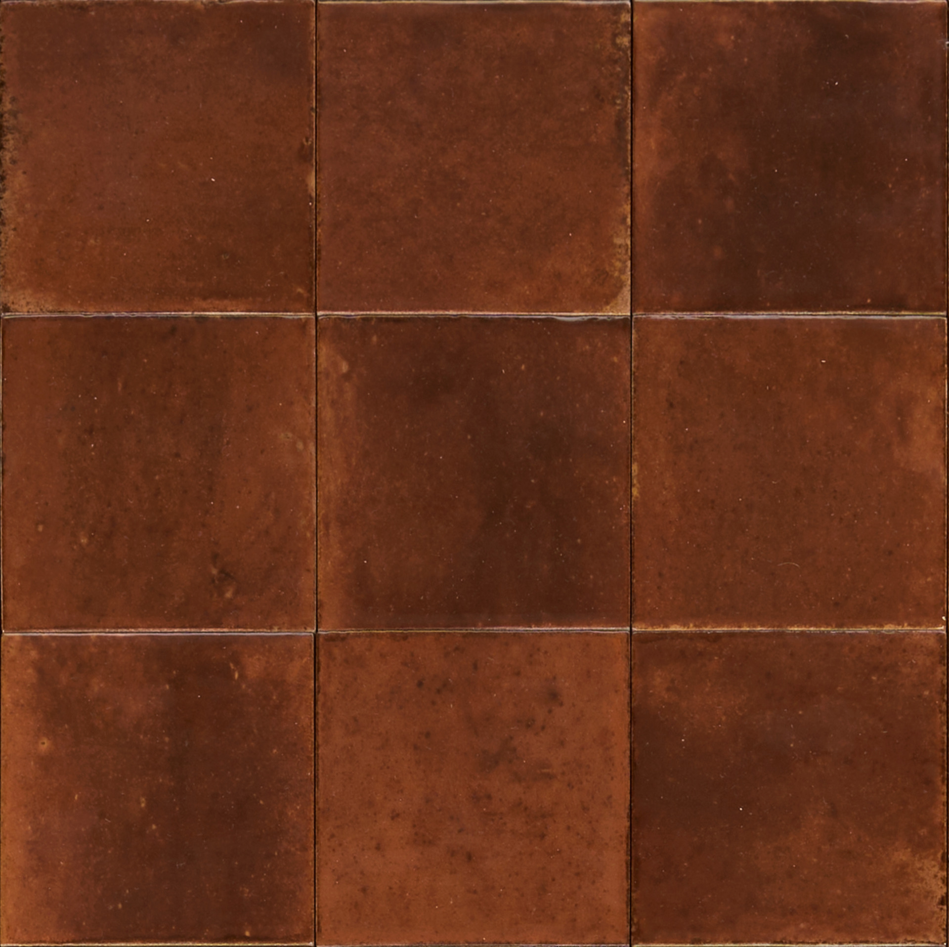 Hoxton Toffee Gloss Porcelain Square Tiles | Mandarin Stone