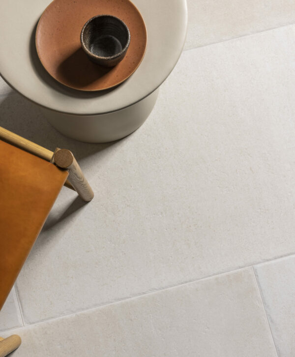 Pierre Ivory Matt Stone Effect Porcelain Tile | Shop Online