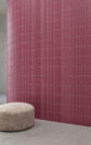 Stix Berry Matt Ceramic Tile | Fluted Bathroom & Kitchen Tile